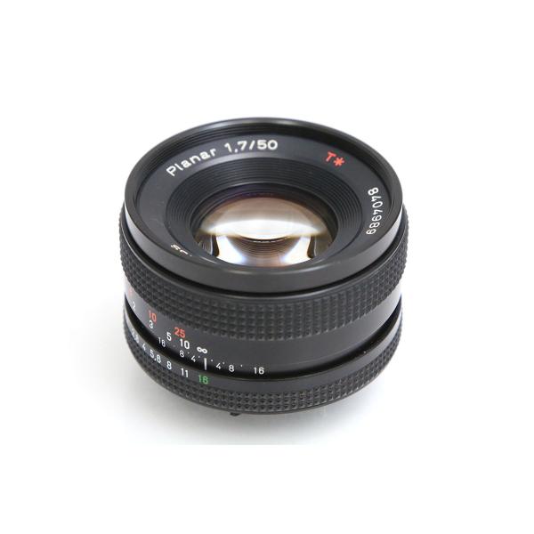 ■商品名コンタックス Carl Zeiss Planar T* 50mm F1.7 (MM)■状態良品[外観]概ねきれいな状態ですが、一部スレや傷があります。[光学]チリの混入はありますがくもりやカビなどは無く実用的な状態です。[動作]基本...