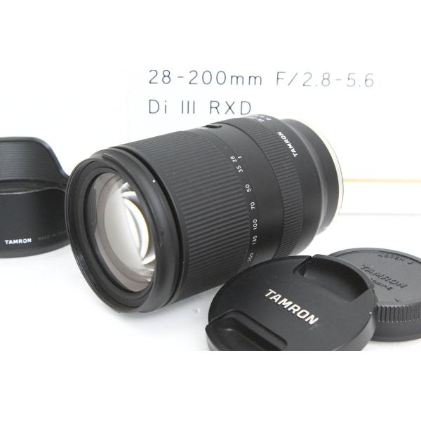 ■商品名タムロン 28-200mm F/2.8-5.6 Di III RXD (Model A071)■状態良品[外観]概ねきれいな状態ですが、一部スレや傷があります。鏡筒にスレ傷あり[光学]チリの混入はありますがくもりやカビなどは無く実用...