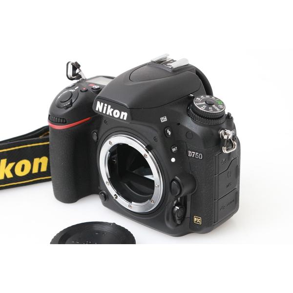 ■商品名ニコン D750 ボディ （センサー清掃済み）■状態良品[外観]概ねきれいな状態ですが、一部スレや傷があります。[光学]ファインダーやイメージセンサーに異常は無くきれいな状態です。[動作]基本動作に異常は無く動作良好です。[シャッタ...