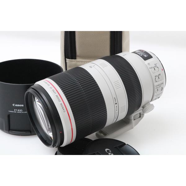 ■商品名キヤノン EF100-400mm F4.5-5.6L IS II USM ■状態良品[外観]概ねきれいな状態ですが、一部スレや傷があります。 [光学]チリの混入はありますがくもりやカビなどは無く実用的な状態です。 [動作]基本動作に...