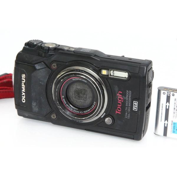■商品名オリンパス OLYMPUS Tough TG-5 [ブラック]■状態お買い得品・使用感が高く、キズ・スレ・汚れが多くあります。・防水機能は未確認です。現状確認できる症状を記載しております。記載以外の症状が発生する場合がございます。■...