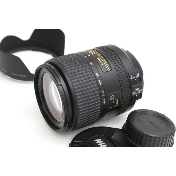 ■商品名ニコン AF-S DX NIKKOR 18-300mm f/3.5-6.3G ED VR■状態美品[外観]わずかなスレや小傷はありますが、中古品としてきれいな状態です。[光学]わずかな微細チリのみでくもりやカビなど無くきれいな状態で...