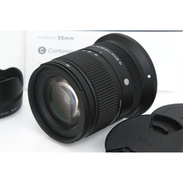 ■商品名シグマ 18-50mm F2.8 DC DN [キヤノンRF用] ■状態美品[外観]わずかなスレや小傷はありますが、中古品としてきれいな状態です。 [光学]わずかな微細チリのみでくもりやカビなど無くきれいな状態です。 [動作]基本動...