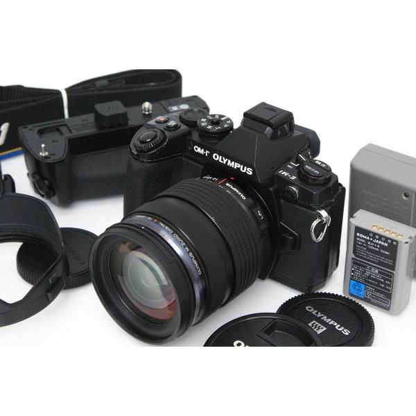 ■商品名オリンパス OLYMPUS OM-D E-M1 12-40mm F2.8 レンズキット（センサー清掃済み）■状態並品[外観]全体的に使用に伴うスレや傷があります。[光学]ファインダーやイメージセンサーに異常は無くきれいな状態です。レ...