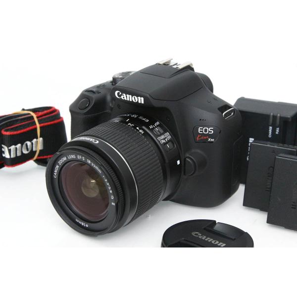 ■商品名キヤノン EOS Kiss X90 EF-S18-55 IS II レンズキット■状態美品[外観]わずかなスレや小傷はありますが、中古品としてきれいな状態です。[光学]ファインダーやイメージセンサーに異常は無くきれいな状態です。レン...