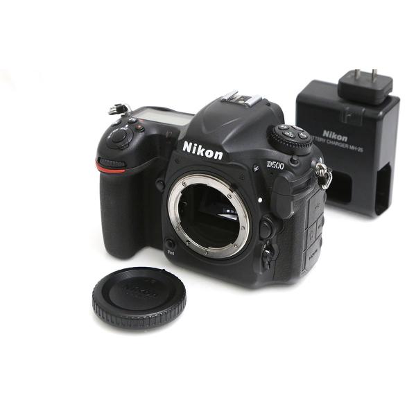 ■商品名ニコン D500 ボディ■状態お買い得品ショット数が過多になっております。使用に伴うスレ・キズがありますが、作動は良好です。現状確認できる症状を記載しております。記載以外の症状が発生する場合がございます。[シャッター数]480,56...