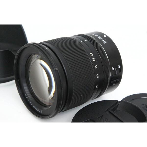 ■商品名ニコン NIKKOR Z 24-70mm f/4 S■状態並品[外観]全体的に使用に伴うスレや傷があります。使用感あり、スレ・キズが多くあります。シリアルナンバー付近、文字消失があります。[光学]チリの混入はありますがくもりやカビな...
