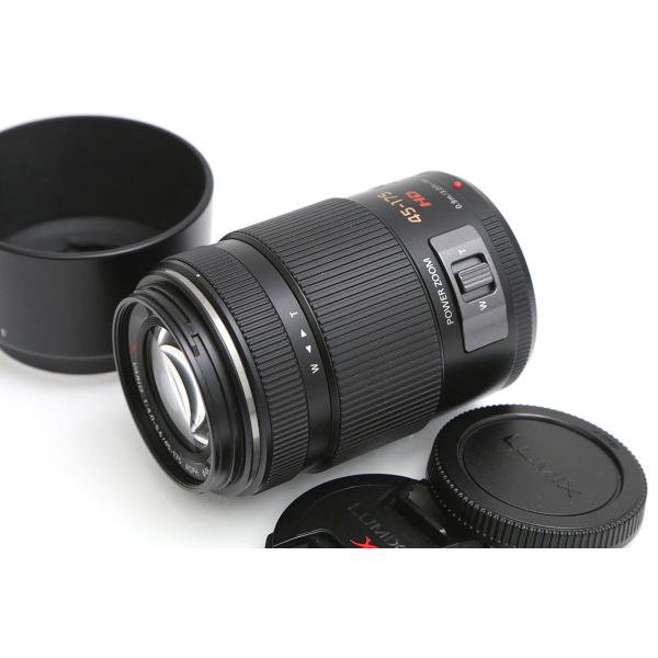 ■商品名パナソニック LUMIX G X VARIO PZ 45-175mm/ F4.0-5.6 ASPH./ POWER O.I.S. H-PS45175-K [ブラック]■状態良品[外観]概ねきれいな状態ですが、一部スレや傷があります。...