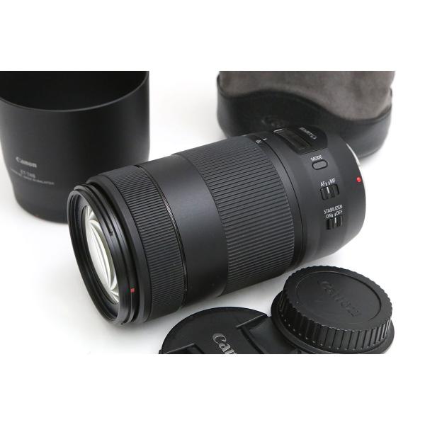 ■商品名キヤノン EF70-300mm F4-5.6 IS II USM■状態美品[外観]わずかなスレや小傷はありますが、中古品としてきれいな状態です。[光学]わずかな微細チリのみでくもりやカビなど無くきれいな状態です。[動作]基本動作に異...