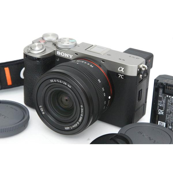 ■商品名ソニー α7C II ILCE-7CM2L ズームレンズキット [シルバー]■状態極美品[外観]目立つダメージや使用感など無くきれいな状態です。[光学]ファインダーやイメージセンサーに異常は無くきれいな状態です。レンズはわずかな微細...