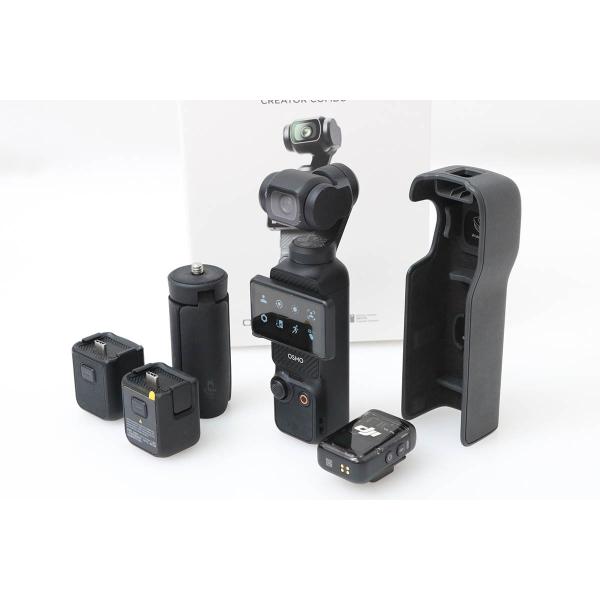 ■商品名DJI OSMO POCKET 3 クリエイターコンボ■状態並品[外観]全体的に使用に伴うスレや傷があります。[光学]チリの混入はありますがくもりやカビなどは無く実用的な状態です。[動作]基本動作に異常は無く動作良好です。[シャッタ...