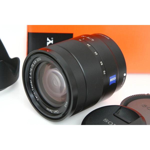 ■商品名ソニー Vario-Tessar T* E 16-70mm F4 ZA OSS SEL1670Z■状態良品[外観]概ねきれいな状態ですが、一部スレや傷があります。[光学]チリの混入はありますがくもりやカビなどは無く実用的な状態です。...