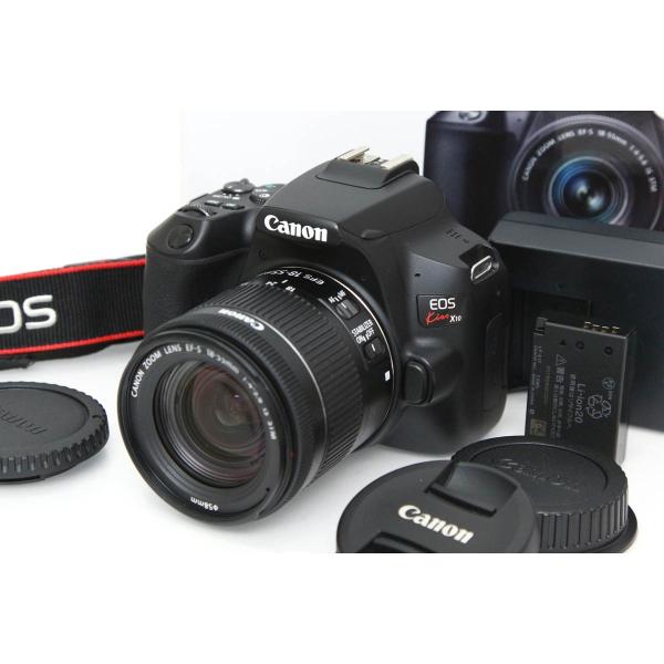 ■商品名キヤノン EOS Kiss X10 EF-S18-55 IS STM レンズキット [ブラック]（センサー清掃済み）■状態良品[外観]概ねきれいな状態ですが、一部スレや傷があります。[光学]ファインダーやイメージセンサーに異常は無く...