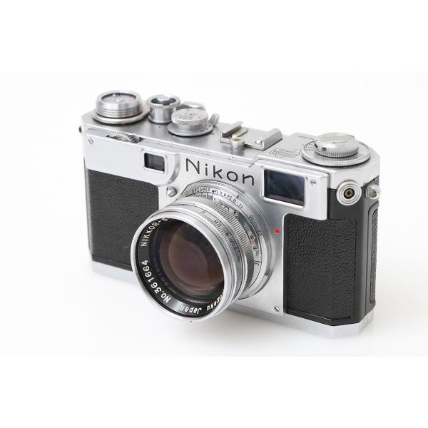 ■商品名ニコン S2 シルバー 前期 + NIKKOR-S.C 5cm f1.4■状態お買い得品■付属品ボディキャップ■動作フィルム巻き上げ：問題なしシャッタースピード：スローシャッター作動不安定ダイヤル・レバー類：問題なしファインダー内表...