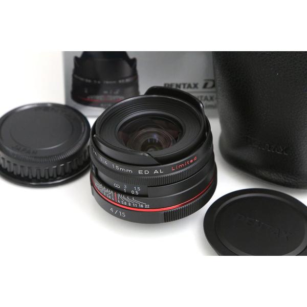 ■商品名ペンタックス HD PENTAX-DA 15mmF4ED AL Limited [ブラック]■状態美品[外観]わずかなスレや小傷はありますが、中古品としてきれいな状態です。[光学]わずかな微細チリのみでくもりやカビなど無くきれいな状...