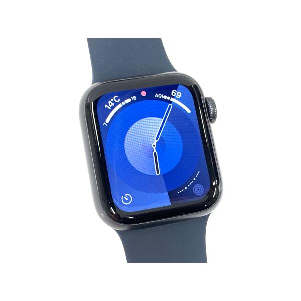 Apple Watch SE (GPS)40 mmケース（モデル：A2351）スペースグレイのアルミニウム製Ion-Xガラス、Retinaディスプレイ、セラミック裏蓋41MM  ミッドナイトスポーツバンド （S/M）＆（M/L）●内蔵ストレ...