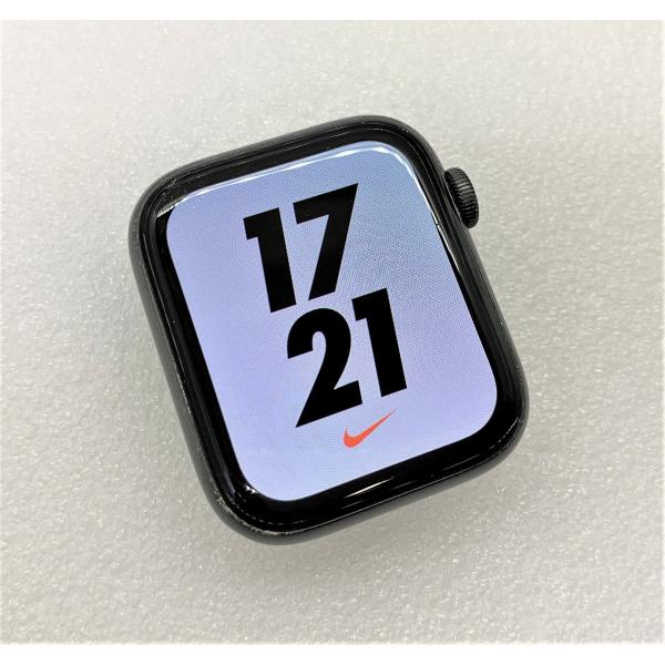 Apple Watch Series 6　Nike（GPS + Cellularモデル）アルミニウム44 mmケース（モデル：A2376）スペースグレイのアルミニウム製●内蔵ストレージ容量：32GB●OS：watchOS 11.6.1●対応...