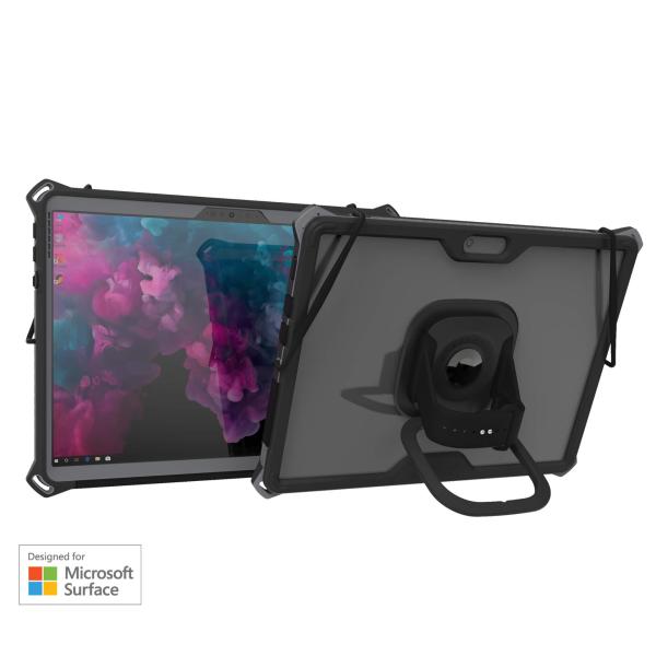 aXtion Edge+ MP CWM331MP （Surface Pro 8用）耐衝撃・防水性能ケース/ハンドストラップ/自立スタンド[メーカー商品詳細ページ]http://thejoyfactory.jp/product/cwm331m...