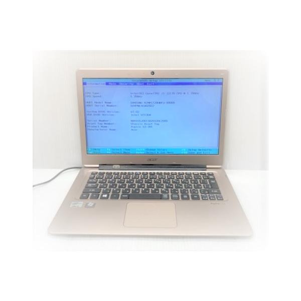 [仕様]●CPU：Corei5-3317U 1.70GHz●メモリ：4GB●内蔵ストレージ：128GB-SSD●光学ドライブ：非搭載●液晶：13.3インチワイド（1366ｘ768）●Webカメラ：あり●通信：有線LANなし、無線LANあり(...