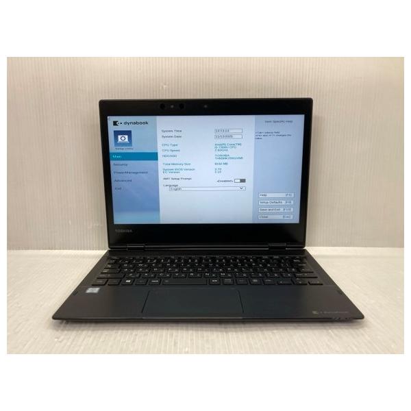 [仕様]●CPU：Corei5-7300U 2.60GHz●メモリ：8GB●内蔵ストレージ：256GB-SSD●液晶：12.5インチワイド（1920ｘ1080）タッチパネル付●Webカメラ：あり●通信：有線LANなし、無線LANあり(a/b...