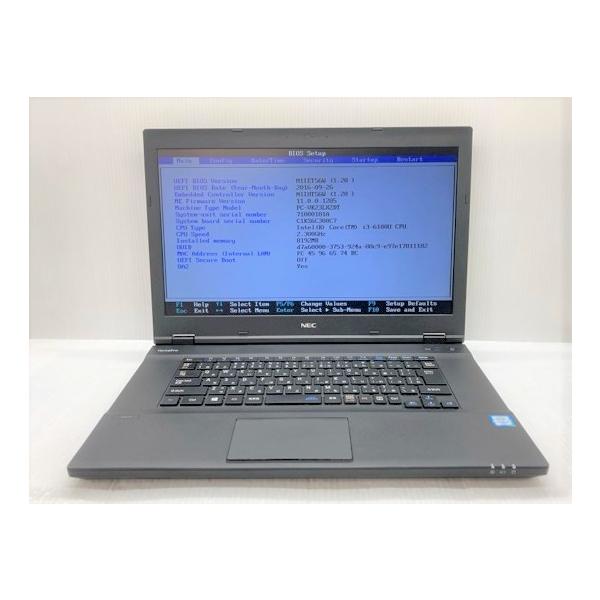 [仕様]●CPU：Corei3-6100U 2.30GHz●メモリ：8GB●内蔵ストレージ：500GB-HDD●光学ドライブ：DVD-ROM●液晶：15.6インチワイド（1366ｘ768）●通信：有線LANあり(10/100/1000)、無...