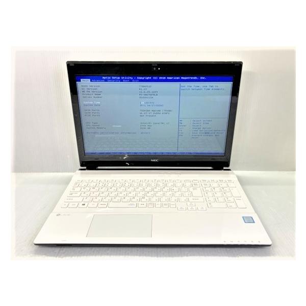 [仕様]●CPU：Corei7-7500U 2.70GHz●メモリ：8GB●内蔵ストレージ：750GB-HDD●光学ドライブ：DVDマルチ●液晶：15.6インチワイド（1920x1080）●Webカメラ：あり●通信：有線LANあり(10/1...