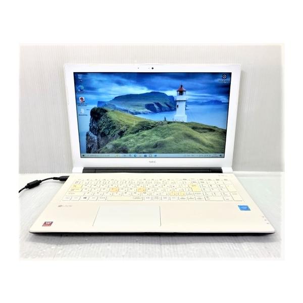 [仕様]●CPU：Celeron 3855U 1.60GHz●メモリ：8GB●内蔵ストレージ：500GB-HDD●光学ドライブ：DVDスーパーマルチ●液晶：15.6インチワイド（1366ｘ768）●Webカメラ：あり●通信：有線LANあり(...