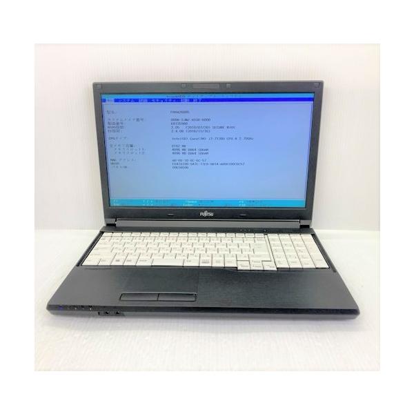 [仕様]●CPU：Corei3-7130U 2.70GHz●メモリ：8GB●内蔵ストレージ：※なし（2.5インチベイ、マウンター無し）●光学ドライブ：DVD-ROM●液晶：15.6インチワイド（1366ｘ768）●通信：有線LANあり(10...