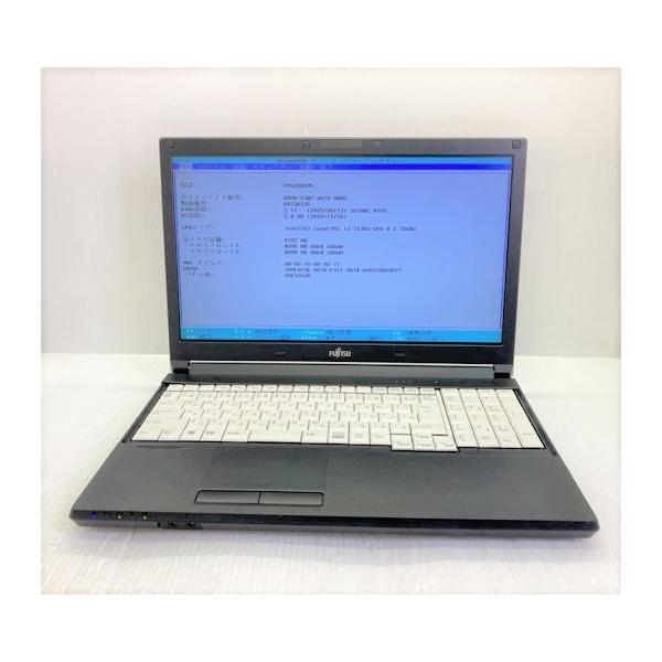 [仕様]●CPU：Corei3-7130U 2.70GHz●メモリ：8GB●内蔵ストレージ：※なし（2.5インチベイ、マウンター無し）●光学ドライブ：DVD-ROM●液晶：15.6インチワイド（1366ｘ768）●通信：有線LANあり(10...