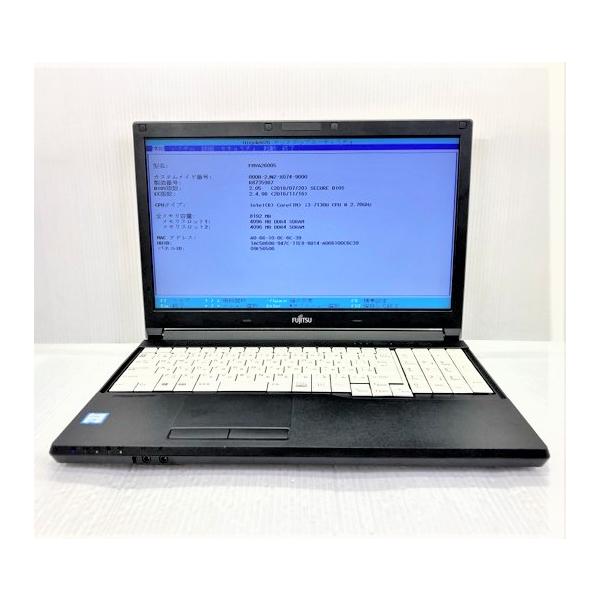[仕様]●CPU：Corei3-7130U 2.70GHz●メモリ：8GB●内蔵ストレージ：※なし（2.5インチベイ）●光学ドライブ：DVD-ROM●液晶：15.6インチワイド（1366ｘ768）●通信：有線LANあり(10/100/100...