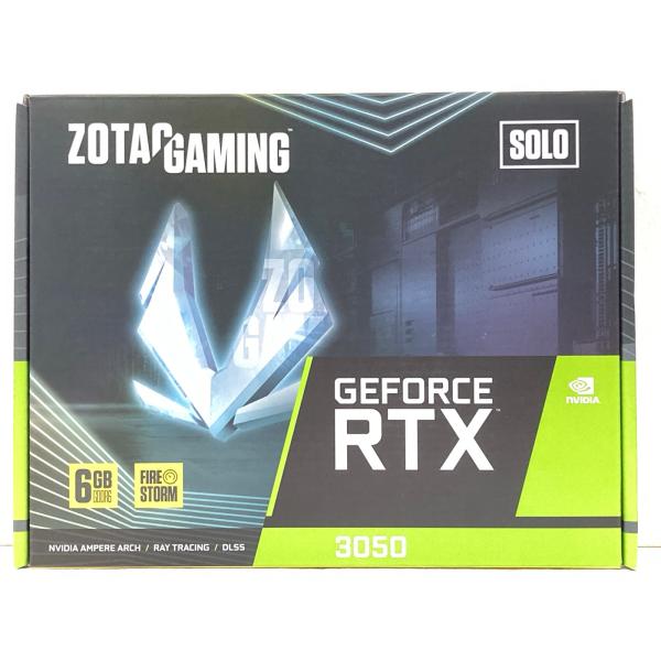 GPUGeForce RTX 3050 6GBCUDAコア 2304ビデオメモリ 6GB GDDR6メモリバス幅 96-bitPCI Express 4.0 8x出力端子3 x DisplayPort 1.4a (up to 7680x43...