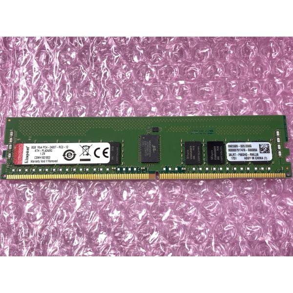 Part Number: KTH-PL424/8G8GB DDR4 2400MT/s ECC Registered DIMMDDR4 2400MT/s ECC Registered DIMM CL17 1RX4 1.2V 288-pin 4...