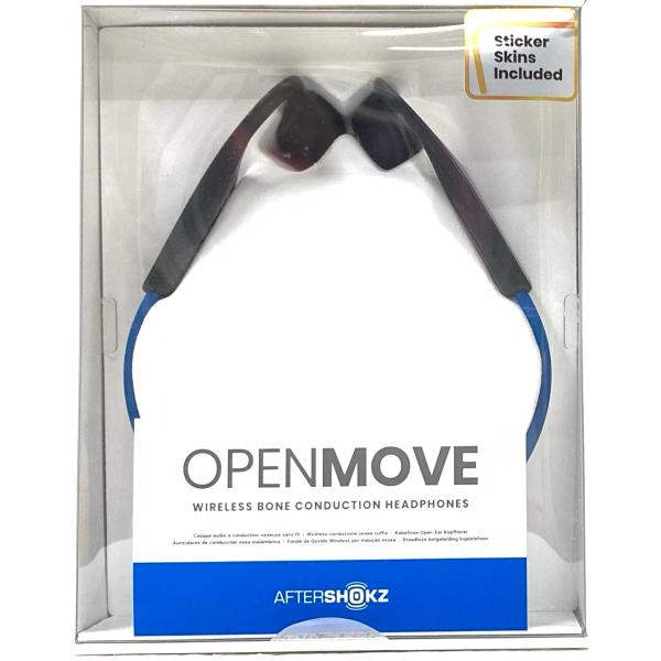 AfterShokzの骨伝導ヘッドホン「OpenMove」ネックバンド式付属品充電ケーブル、ステッカーが付属します。[商品説明]●ネックバンド部にねじれがあります。●本体の塗装部にはがれがあります。●USB端子部のフタの落下防止部が欠損して...