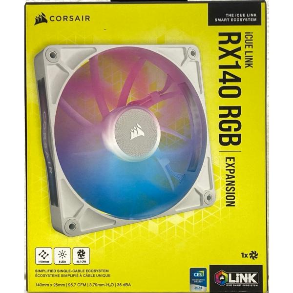 ※こちらの商品のご利用にはiCUE Link System HUBが必要です技術仕様Weight 0.28kgFan Airf low 17.9 - 94.7 CFMFan Model RX SERIESFlow Type STATIC P...