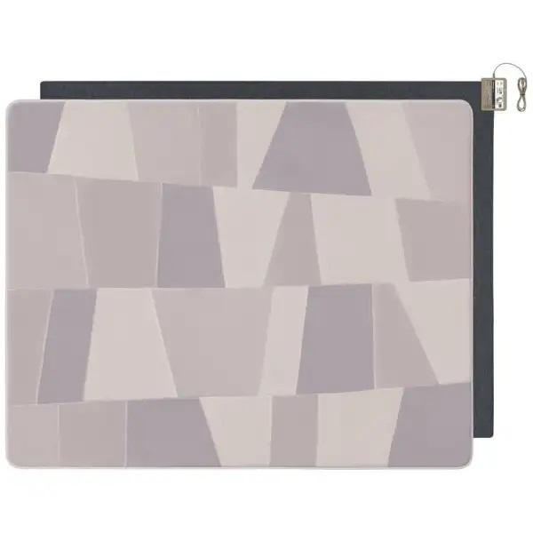 インテリアと調和する、モダンな幾何柄省エネモード（室温センサー）&amp;２面３通り切り替えで節電２時間,４時間 切タイマー機能＆８時間切り忘れ防止機能ダニ対策機能付[メーカー商品詳細ページ]https://panasonic.jp/dan...