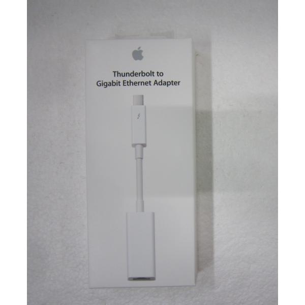 Thunderbolt オス→メス LAN] Apple Thunderbolt - ギガビットEthernetアダプタ 変換アダプタ※Thunderboltの形状にご注意ください[商品状態]●こちらは未使用のお品物になりますが、メーカー保...