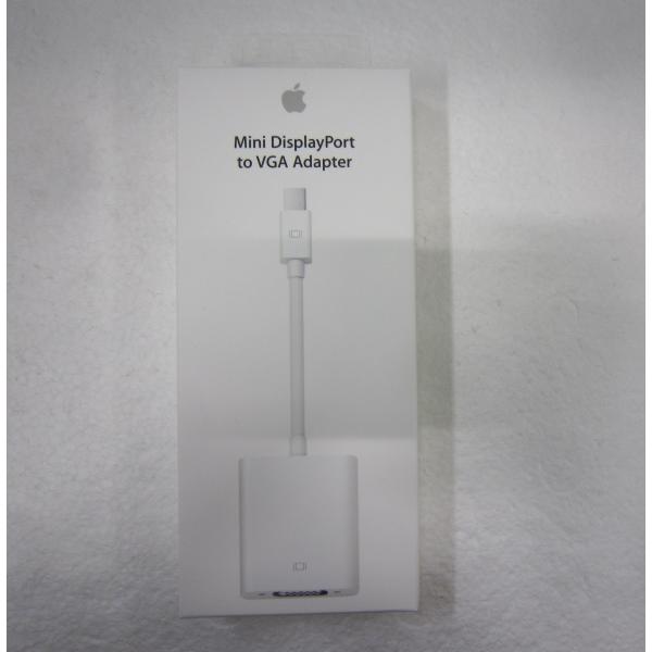 映像変換アダプタ [miniDisplayPort オス→メス VGA]  MB572Z/B[商品状態]●こちらは未使用のお品物になりますが、メーカー保証は無いものとご認識ください。未使用状態の中古品としてのご提供です。●商品到着後1ヶ月以...