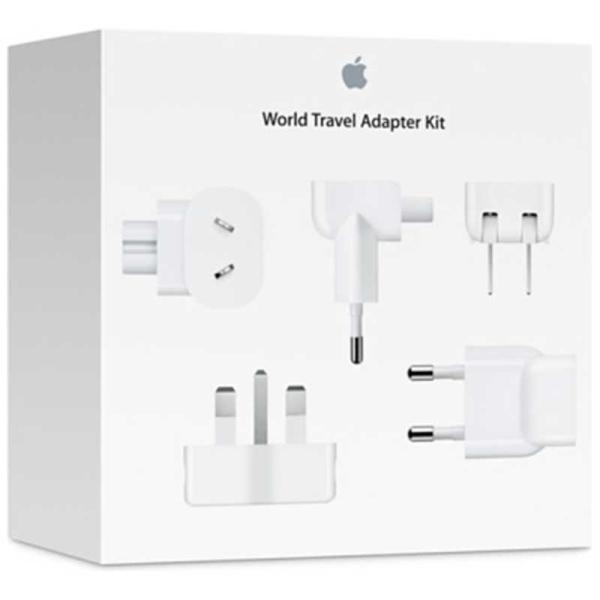 ■ 各国の電源タップの形状に合わせた7種類のACプラグが含まれており、それぞれ対応する地域がレーザーエッチングで刻まれています。■ このキットは、iPod、iPhone、iPadに対応するよう作られています。またApple Magsafeお...