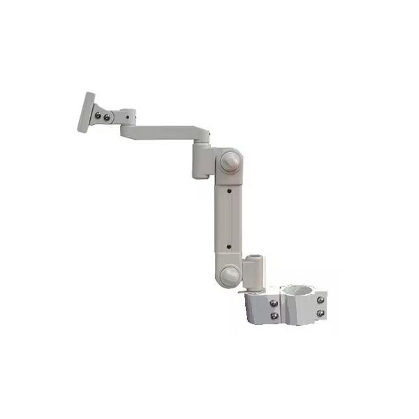 低耐荷重1KG〜4KG、6関節のVESA75,VESA100規格対応のポールに挟み込む内径φ50.8のポールクランプ式フレキシブルアームです。[メーカー商品詳細ページ]http://www.livecreator.co.jp/product...