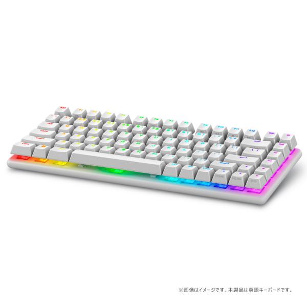 ホットスワップ対応スイッチ、75%フォーム ファクター、新しいAlienwareリニア メカニカル スイッチを採用した、プロ仕様のAlienwareワイヤレス ゲーミング キーボード。［フォーム ファクター］75％［接続］　2.4GHzワイ...