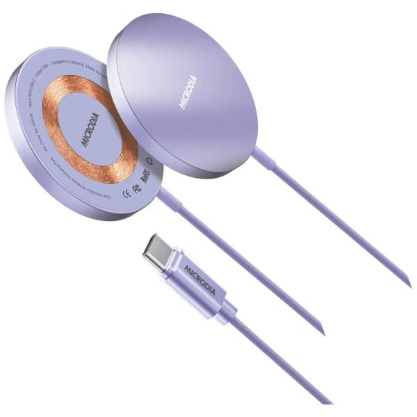 SNAPPad Visi-O は、15Wの高性能を持つ超薄型でスタイリッシュなワイヤレス充電パッドです。アルミニウム製で、強力な磁石と透明なデザインが特徴です。インターフェース：USB-C / 磁気ワイヤレス充電入力：USB-C PD18W...