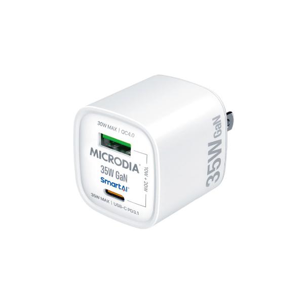USB-C &amp; USB-AポートUSB Power Delivery対応タブレット対応Smart IC 対応GaN(窒化ガリウム) 採用色 ホワイト[商品の説明]●こちらは未開封品になりますが、メーカー保証の有無を確認できないため、...