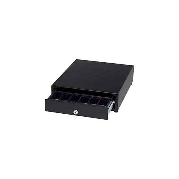 本製品は、サーマルプリンタRPシリーズに接続して使用するキャッシュドロワです。プリンタのドロワキック用コネクタに、本製品のモジュラケーブルを接続するだけでご利用できます。メーカー商品情報https://www.sii-ps.com/drwa...