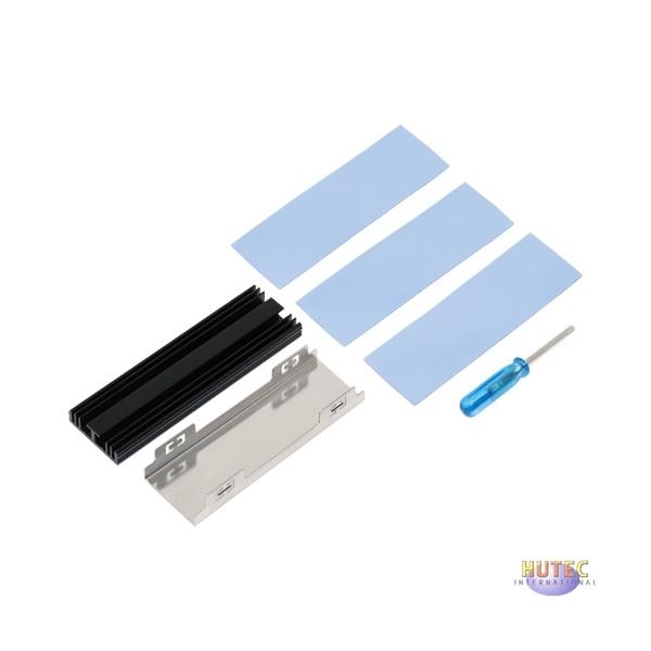 ブランド　Ainex製品名　M.2 SSD用高性能ヒートシンク・工具セット型番　BA-HM02JAN　4562412837309M.2 SSD用ヒートシンク／放熱シリコーンパッド／精密ドライバーのセットです。
