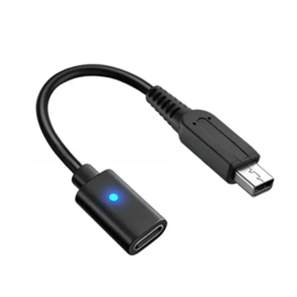 3DS/NDSi（オス）-Type-C（メス）充電専用変換ケーブル 約10cmニンテンドー 3DSやDSiをType-Cで充電するための変換ケーブルです。パワーソースには５V1A、５V2AなどのACアダプタをご利用頂けます。PDやQC対応の...