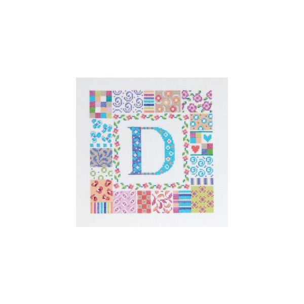 【取寄品 出荷：約5−9日 土日祝除く】【メール便1個まで対象商品】惜しまれつつ廃番となっていた人気のクロスステッチのキットが日本だけの定番として復刻いたしました!A〜Zのお好きな文字で刺繍ができます。