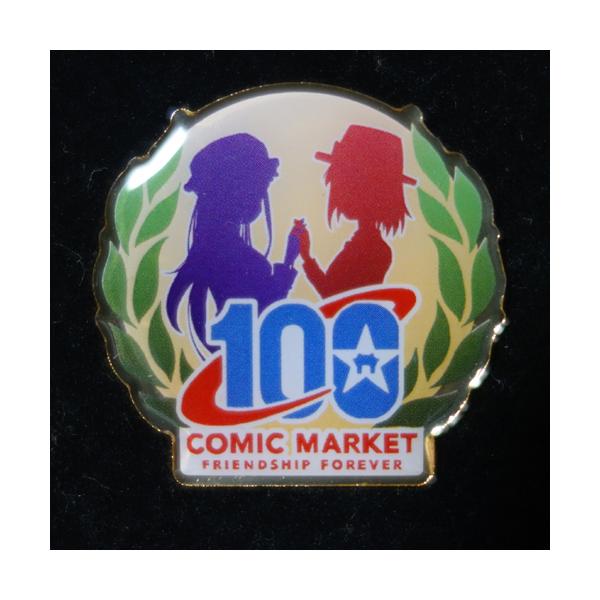 【メール便6個まで対象商品】コミックマーケット１００の新作ピンバッジ。秘封をモチーフとしたピンバッジです。サイズ：直径約30ｍｍ