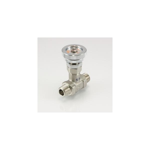 【取寄品 出荷：約5−9日 土日祝除く】【特長】・両おねじタイプの小型ニードルバルブです。・水・油・空気の流量微調整が可能です。