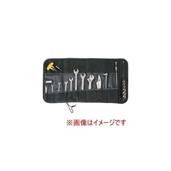 【取寄品 出荷：約2−6日 土日祝除く】幅広いシーンで使用可能なバイク用車載工具セットです。