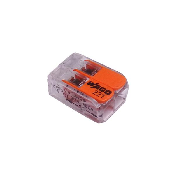 【取寄品 出荷：約5−9日 土日祝除く】単線・より線、混在可！レバー操作で簡単結線！クリアなボディで楽々チェック！単線・より線・可とうより線も接続可能操作レバーが本体に格納され、結線後の不用意な誤操作を防止